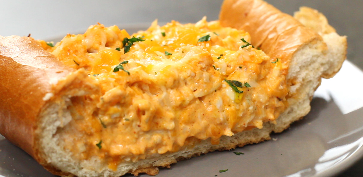 Buffalo Chicken French Bread