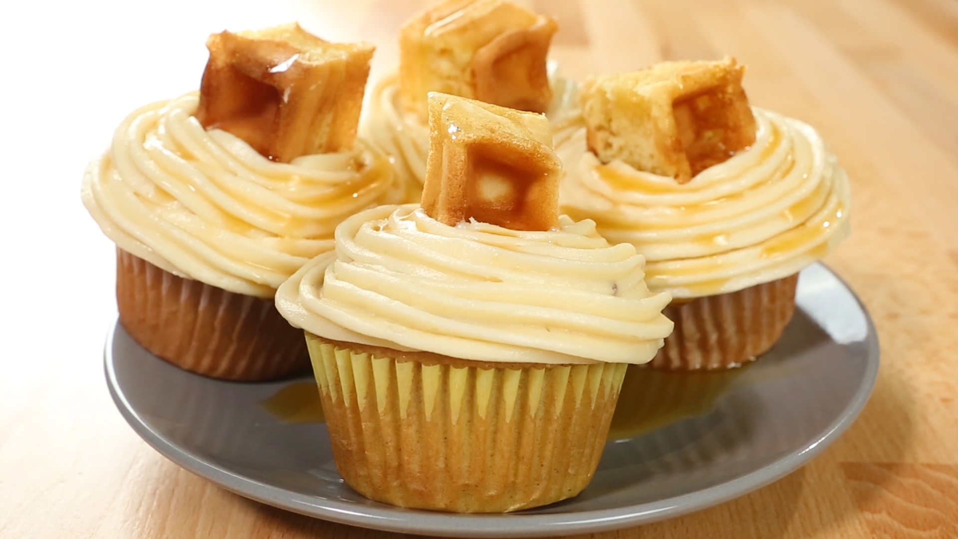 Chicken & Waffle Cupcakes