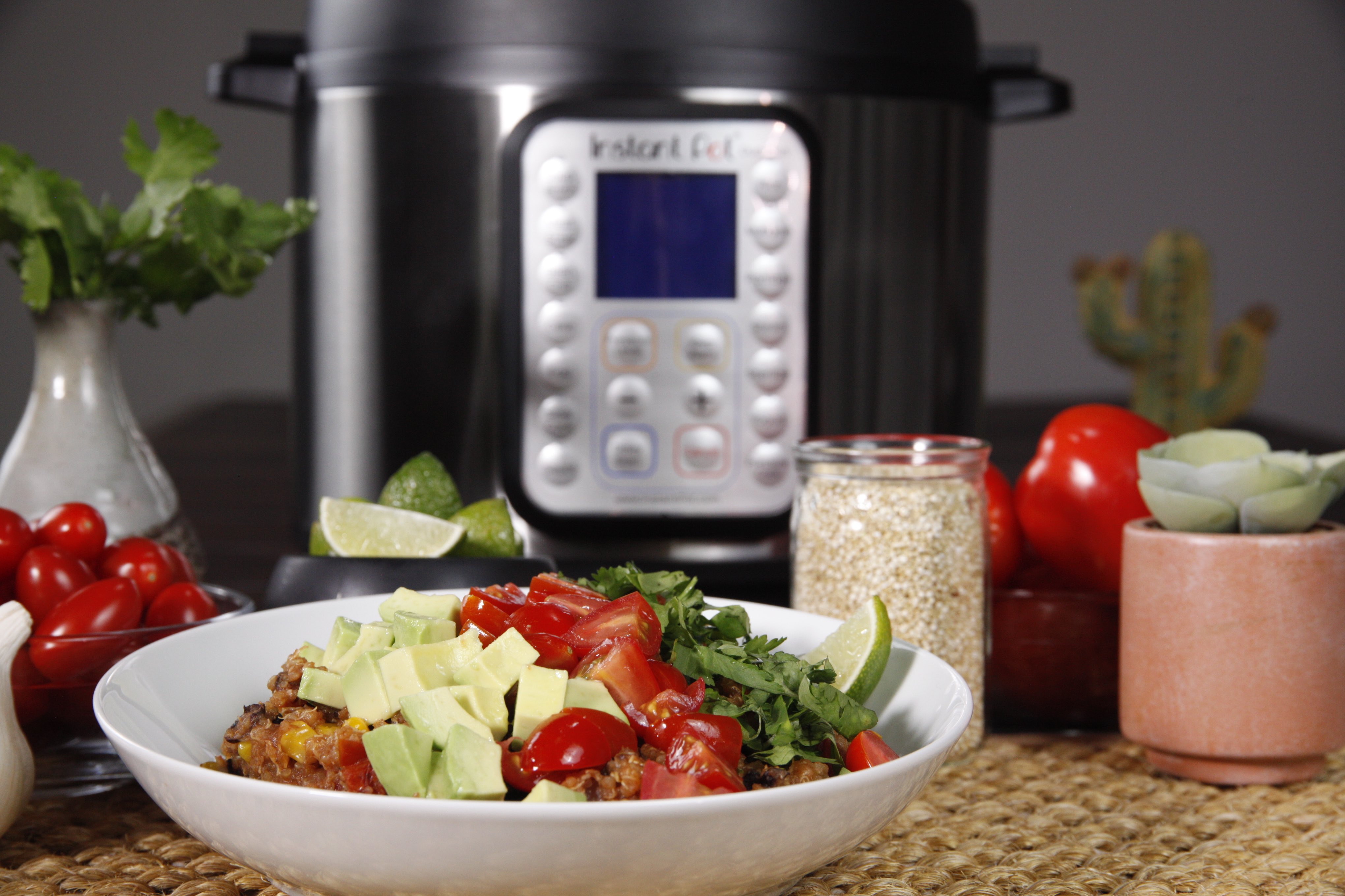 Instant Pot Easy Quinoa Burrito Bowl