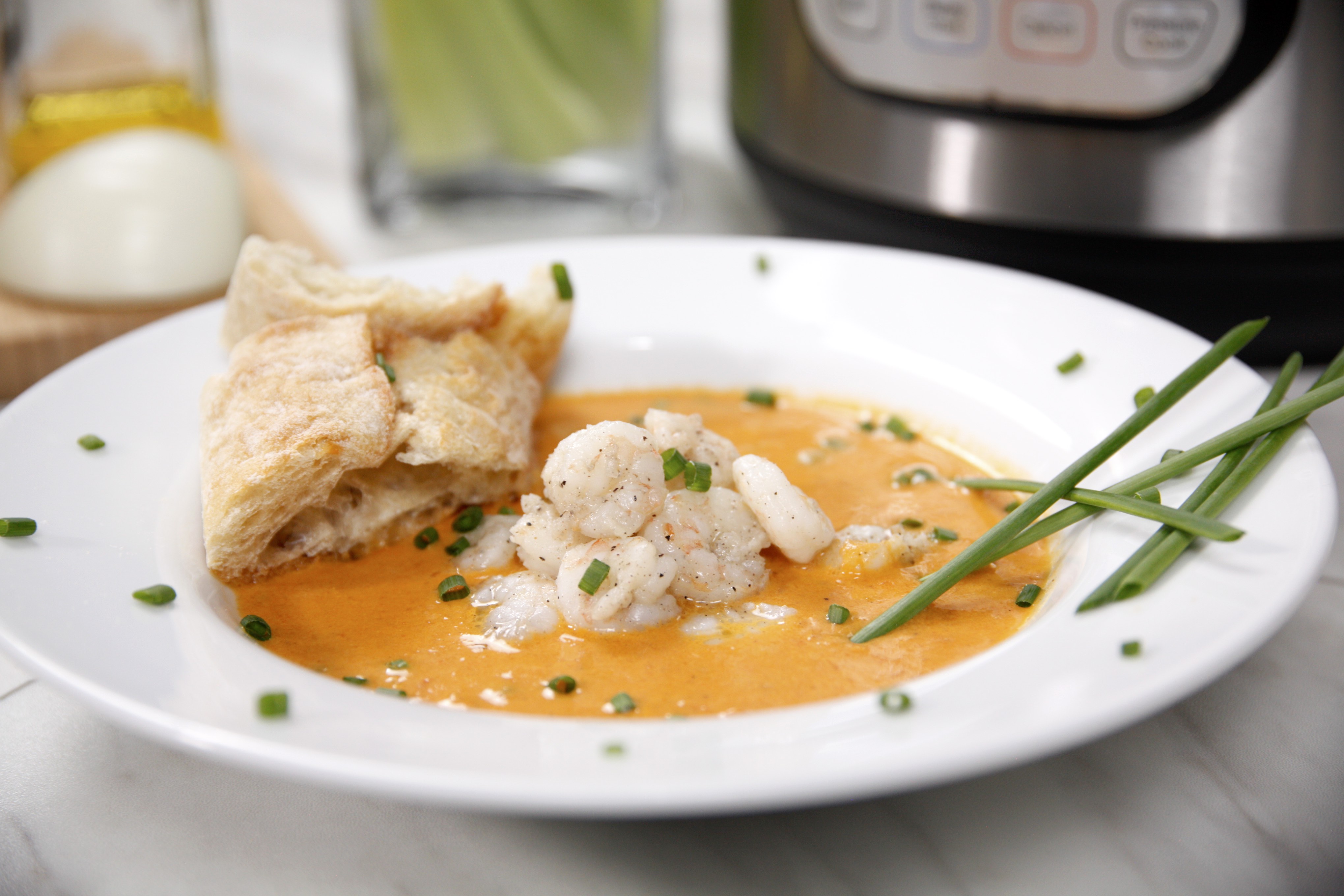 Instant Pot Creamy Shrimp Bisque